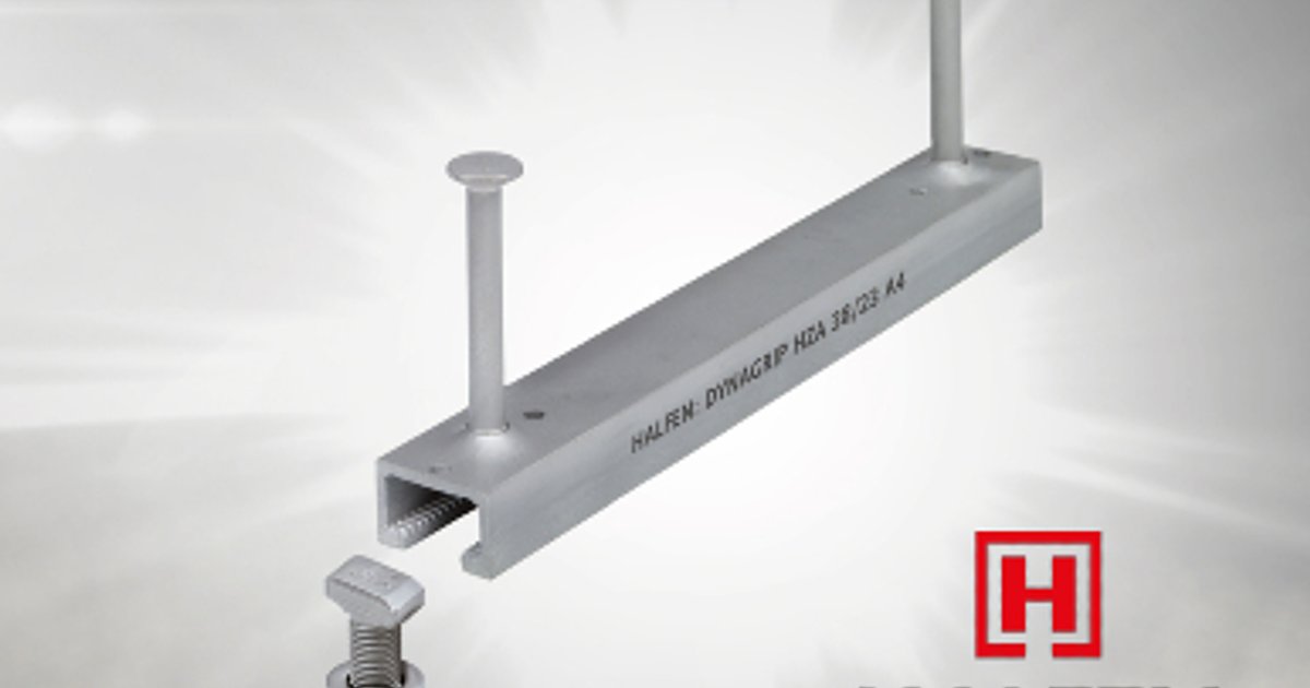 Serrated Halfen HZA Anchor Channels with new European Technical Assessment | Ancon (AU)