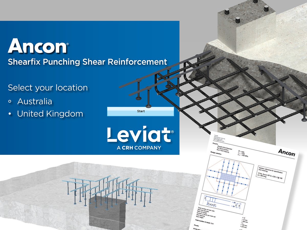 Leviat further enhances its Ancon Shearfix stud-rail calculation ...