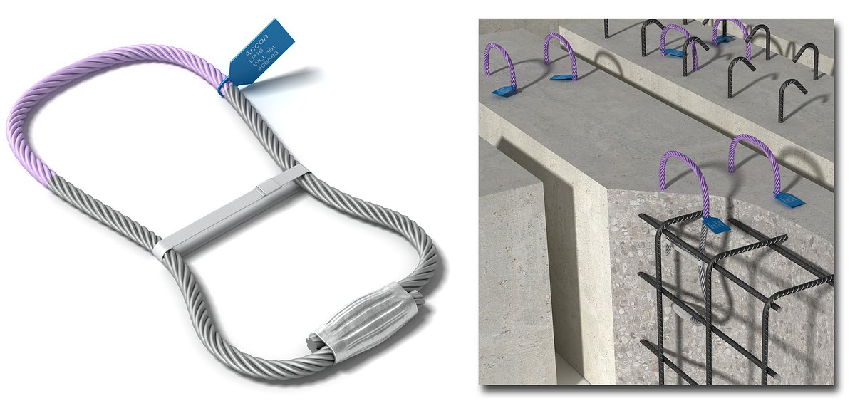 Ancon LinkPro high strength loops that make heavy concrete lifting easier | Ancon (AU)